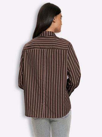 Heine Klassische Bluse Streifenbluse Langarm