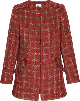 Izia Mantel Frauen orange mehrfarbig