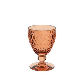 Villeroy & Boch Boston Wasserkelch Orange, Spülmaschinenfest, Glas, Trinkgeschirr, Kristallglas