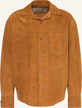 Ami Ami Paris Leder-Overjacket braun