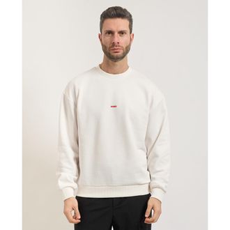 BOSS Sweat homme coupe d&eacute;contract&eacute;e avec impression au dos
