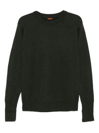 Barena pull côtelé en laine - Vert