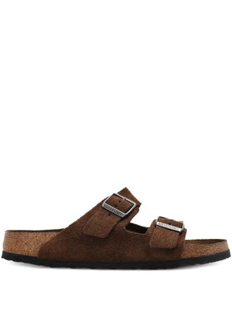 Birkenstock sandales Arizona en daim - Marron