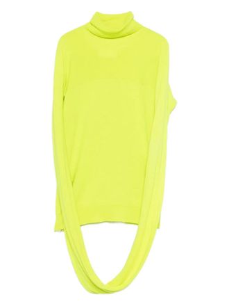 Maison Margiela 1990s Rollkragenpullover - Gelb