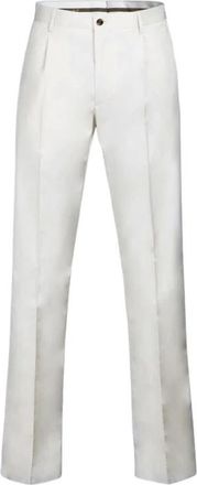 Moorer Homme, Pantalons, Blanc, Taille: L Pantalon Chino