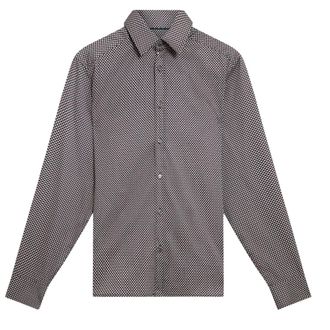 Ted Baker Jozef Mini Geo Print Navy Shirt