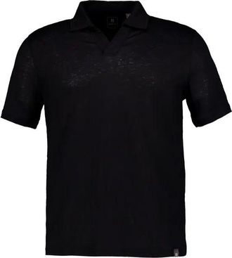 Boggi Milano Herren Polo-Shirt schwarz