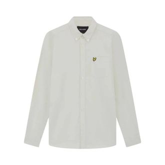 Lyle & Scott Plain Oxford Shirt - - Shirts - Herren - Wei&szlig; - XL