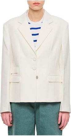 Wales Bonner Wales Bonner, Femme, Vestes, Blanc, Taille: 40 FR Veste Classique