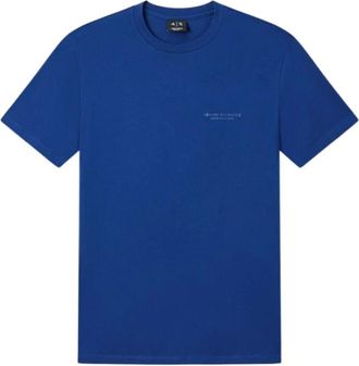 A|X Armani Exchange Regular Fit T-Shirt mit Logo - - Tops - Herren - Blau - S