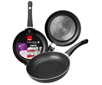 Ibili Poêle Inducta, 24 cm, Aluminium, Antiadhésif, Compatible avec linduction