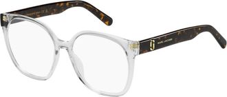 Marc Jacobs unisex, Accessoires, Gris, Taille: 55 MM Montures de Lunettes Crystal Havana