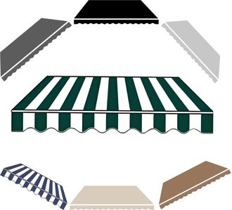 Generic Ersatzstoff für Terrassen-Markisen 2.0m 2.5m 3.0m 3.6m 4m 5m, Wasserdicht Sonnenschutz für Terrassen-Sonnenschirme, Türen, Vordach, Markisen, Sonnensc