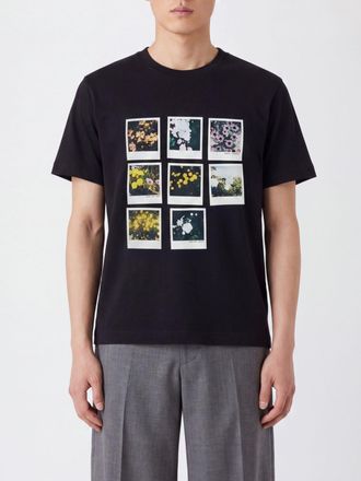 Dries Van Noten Baumwoll-T-Shirt mit Grafikdruck von und Rundhalsausschnitt