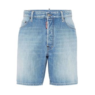 Dsquared2 Blaue Denim Klassische Five-Pocket Jeansshorts - - Shorts - Herren - Blau - XS