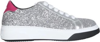 Dsquared2 Glitzer-Sneakers mit Gummisohle - - Shoes - Damen - Grau - 35 EU