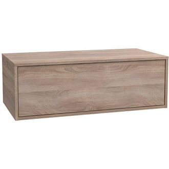 Vente-Unique Vente-unique - Meuble sous vasque suspendu - Coloris naturel clair - 94 cm - teana ii