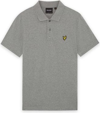 Lyle & Scott Homme, Tops, Gris, Taille: L Polo en jersey