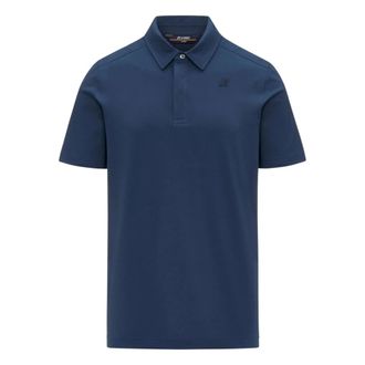 K-Way Polo Shirts - - Tops - Herren - Blau - 2XL