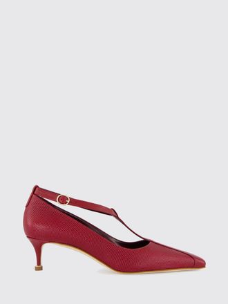 Manolo Blahnik Escarpins Mary Jane Rosellon en cuir &agrave; imprim&eacute; l&eacute;zard avec bride en T