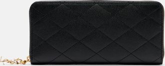 Saint Laurent Portemonnaie Cassandre aus Leder