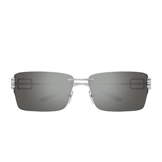 Balenciaga Square Wraparound Sonnenbrille - - Accessories - unisex - Grau - ONE SIZE