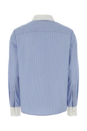 Tory Burch Womens Embroidered Poplin Shirt Righeblu Cotton Exclusive Of Trim Camicie