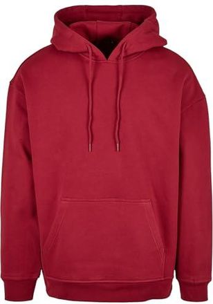 Build Your Brand Basic Oversize Hoody Sweatshirt à Capuche, Bordeaux, XXL Homme