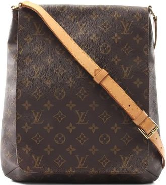 Louis Vuitton sac porté épaule à motif monogrammé (2001) - Marron
