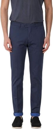 Mason's Homme, Pantalons, Bleu, Taille: 2XL Torino City Travel Chino