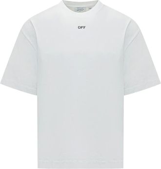 Off-white Homme, Tops, Blanc, Taille: XS T-shirt de skate 3D Spray Arrow