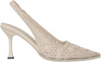 Stine Goya Femme, Chaussures, Beige, Taille: 39 EU Crochet Mesh Sling Back