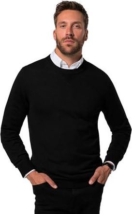 JP1880 Hommes Grandes Tailles L-8XL Pull FLEXNAMIC, Merino-Touch, Jusquau 7 XL Noir 5XL 829183130-5XL