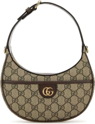 Gucci Super Mini Ophidia GG Schultertasche - Nude