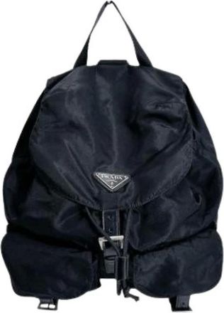 Prada unisex, Pre-owned, Noir, Taille: ONE Size Sac &agrave; dos Vintage Pre-owned