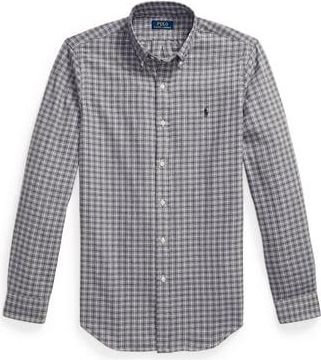 Polo Ralph Lauren Amerikanische Baumwolle - graues amerikanisches Kragenhemd