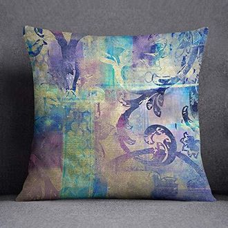 Bonamaison Le Jardin du Lin Kissenhüllen, Cotton, Mehrfarbig, 45x45