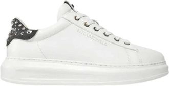 Karl Lagerfeld Femme, Chaussures, Blanc, Taille: 42 EU Kl52576 011 Baskets