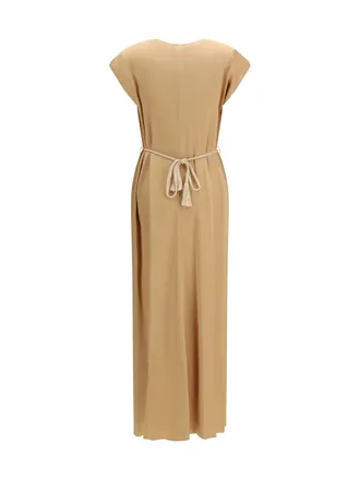 Forte_Forte Womens Kaftan Dress Straw Viscose