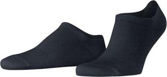 Falke Family M In coton durables unies 1 paire, Chaussettes invisibles Homme, Bleu Navy Melange 6127, 39-42