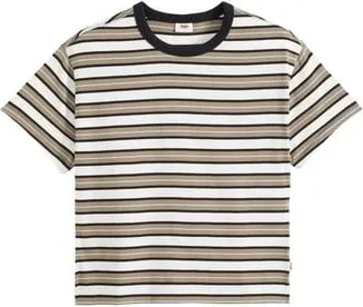 Levi's T-shirt manches courtes ray&eacute; en coton