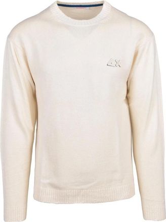 Sun 68 Homme, Pulls, Beige, Taille: S Pull ras du cou