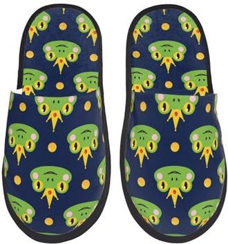 Generic Pantoufles De Maison Grenouille Doux Fourrure Pantoufles L&eacute;gers Chaussons Invit&eacute;s Pour Int&eacute;rieur Homme H&ocirc;tel M