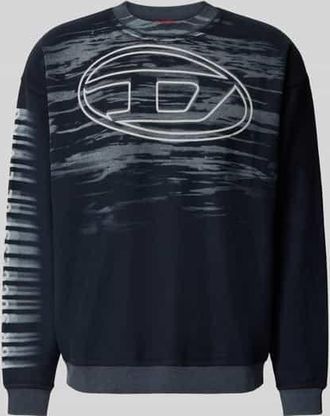 Diesel Sweatshirt mit gerippten Abschlüssen
