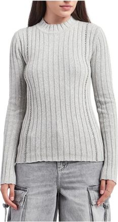 Patrizia Pepe Femme, Pulls, Gris, Taille: 40 FR Maglia
