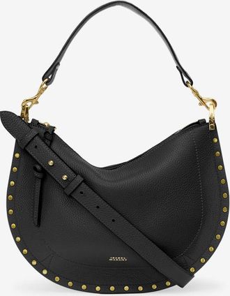 Isabel Marant Sac Oskan Soft Zip En Cuir Grain&eacute; - - Noir - - Isabel Marant