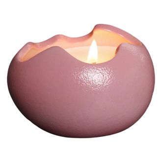 Generic &Auml;sthetische Kerzenhalter - Kerzenhalter Aus Keramik, Ausgefallene Kerzenhalter, Eif&ouml;rmige Teelichthalter Aus Keramik | Ostereier-Duft, Kerzenhalter F&uuml;