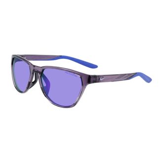 Nike Maverick Rise Quadratischer Rahmen-Sonnenbrille f&uuml;r Herren (Violett/Grau/Veilchen)