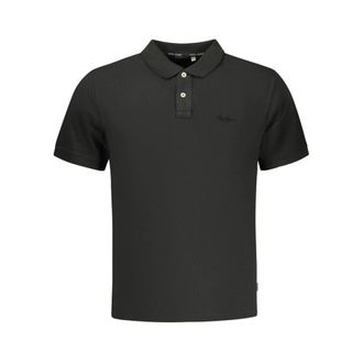 Pepe Jeans London Kurz&auml;rmeliges Baumwoll-Poloshirt - - Tops - Herren - Schwarzk - XL
