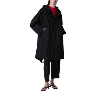 Jil Sander Femme, Manteaux, Noir, Taille: 38 FR Parka